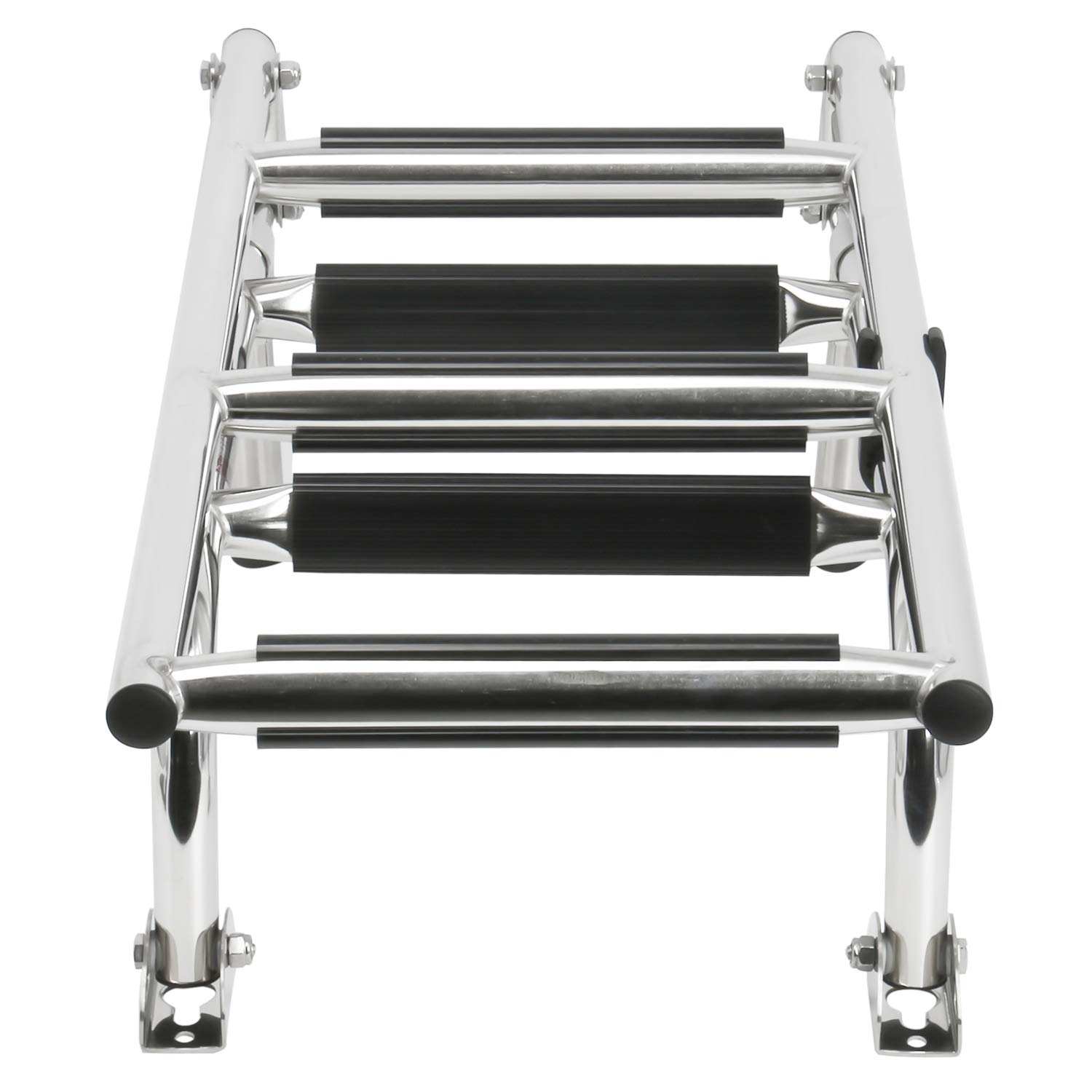 Amarine Made 5 Step Folding Ladder Boat Stern Mount Removable Ladder ...