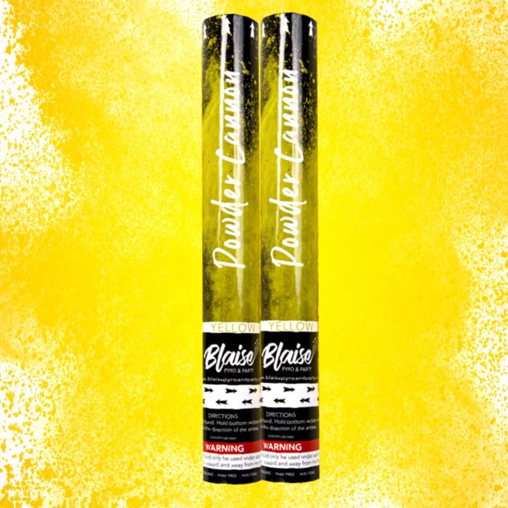 Amazon.com: Blaise Pyro & Party Powder Poppers - Colorful Cannons for ...