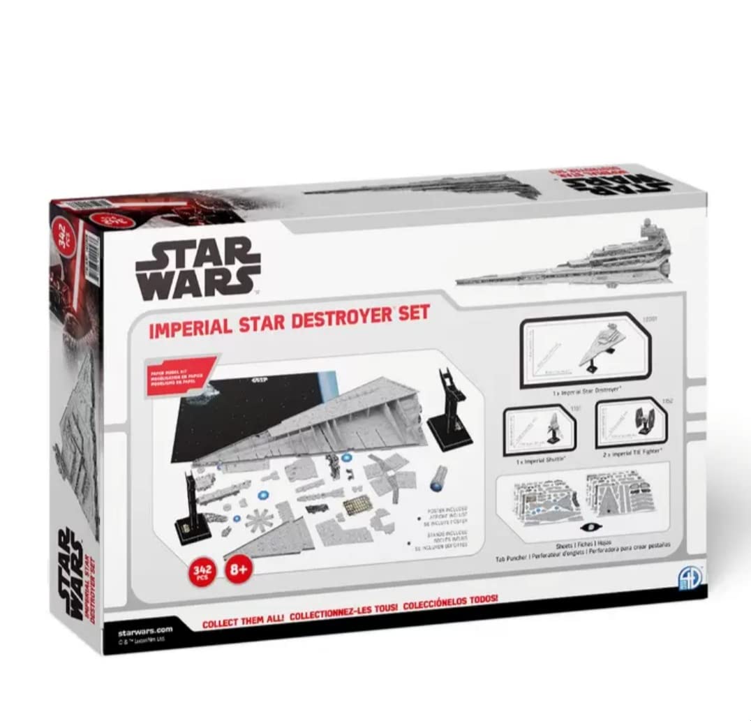 Star Wars Paper Model Kit Imperial Star Destroyer Multi Pack Set 342 ...