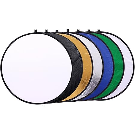 Amazon.com : 12 inch (30cm) Round Collapsible Mini Light Reflectors for ...