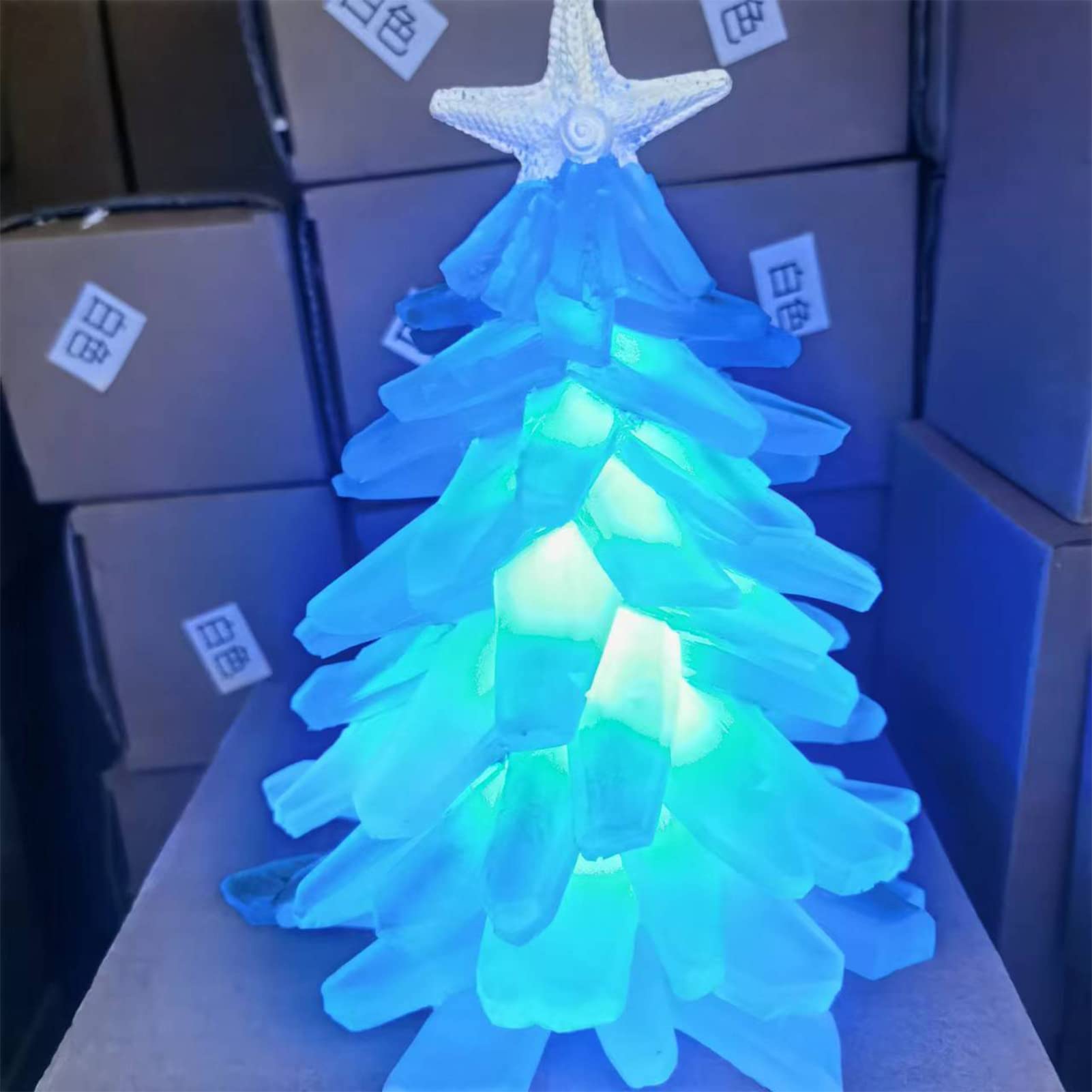 Beautiful Christmas Tree Blue