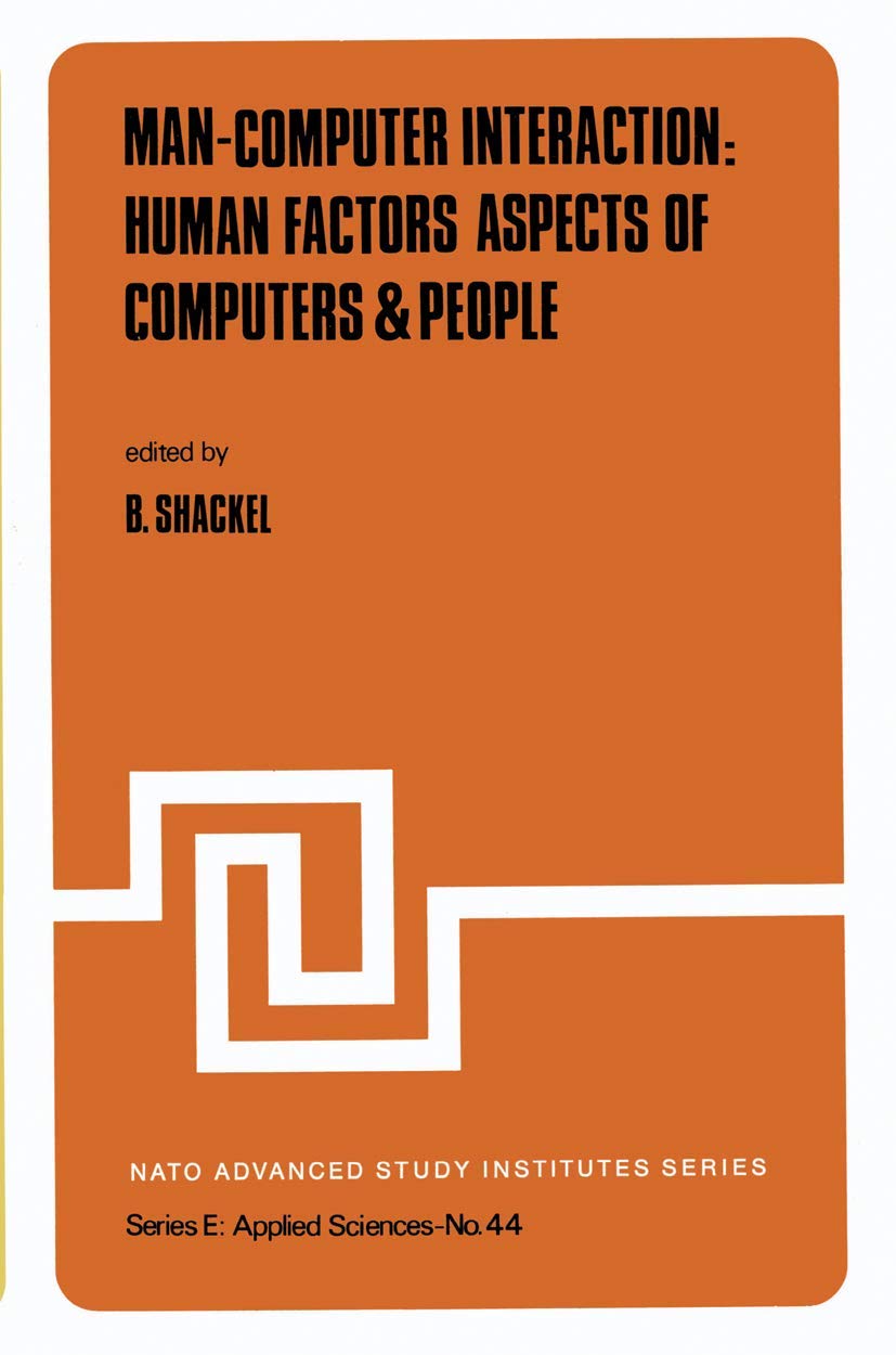 Man-Computer Interaction: Human Factor Aspects of Computer and People ...