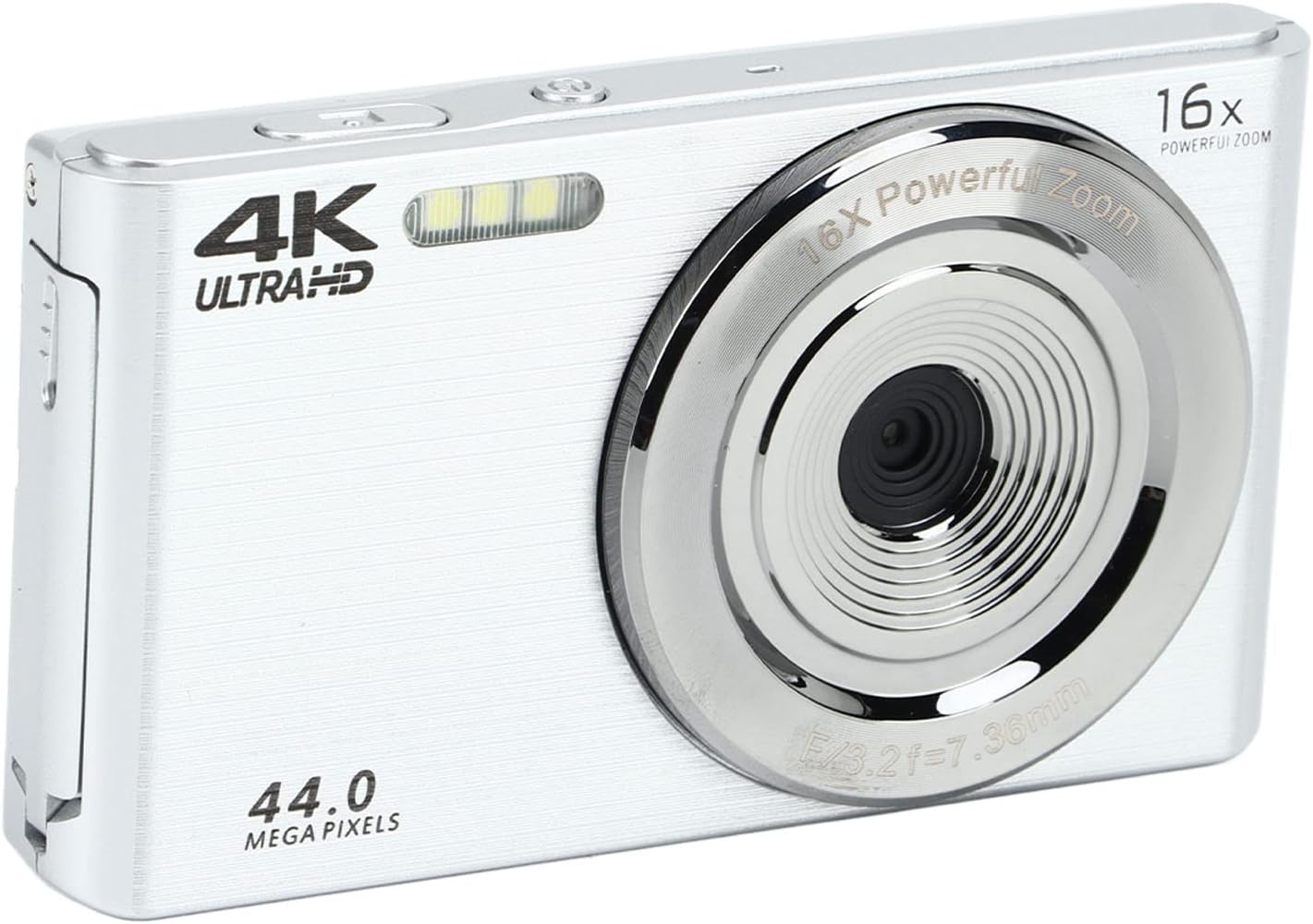 4K Digital Camera, 2.8 Inch 44MP 16X Zoom Anti-Shake Digital Camera ...