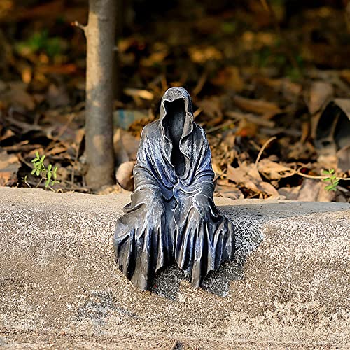 Snapklik.com : Reaper Consolation Creeper Reaper Sitting Statue Resin ...