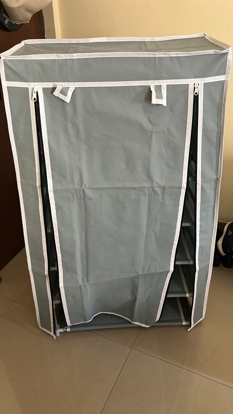 EEMWAY| 1-Door Foldable Wardrobe,Fancy Collapsible Wardrobe for Clothes ...