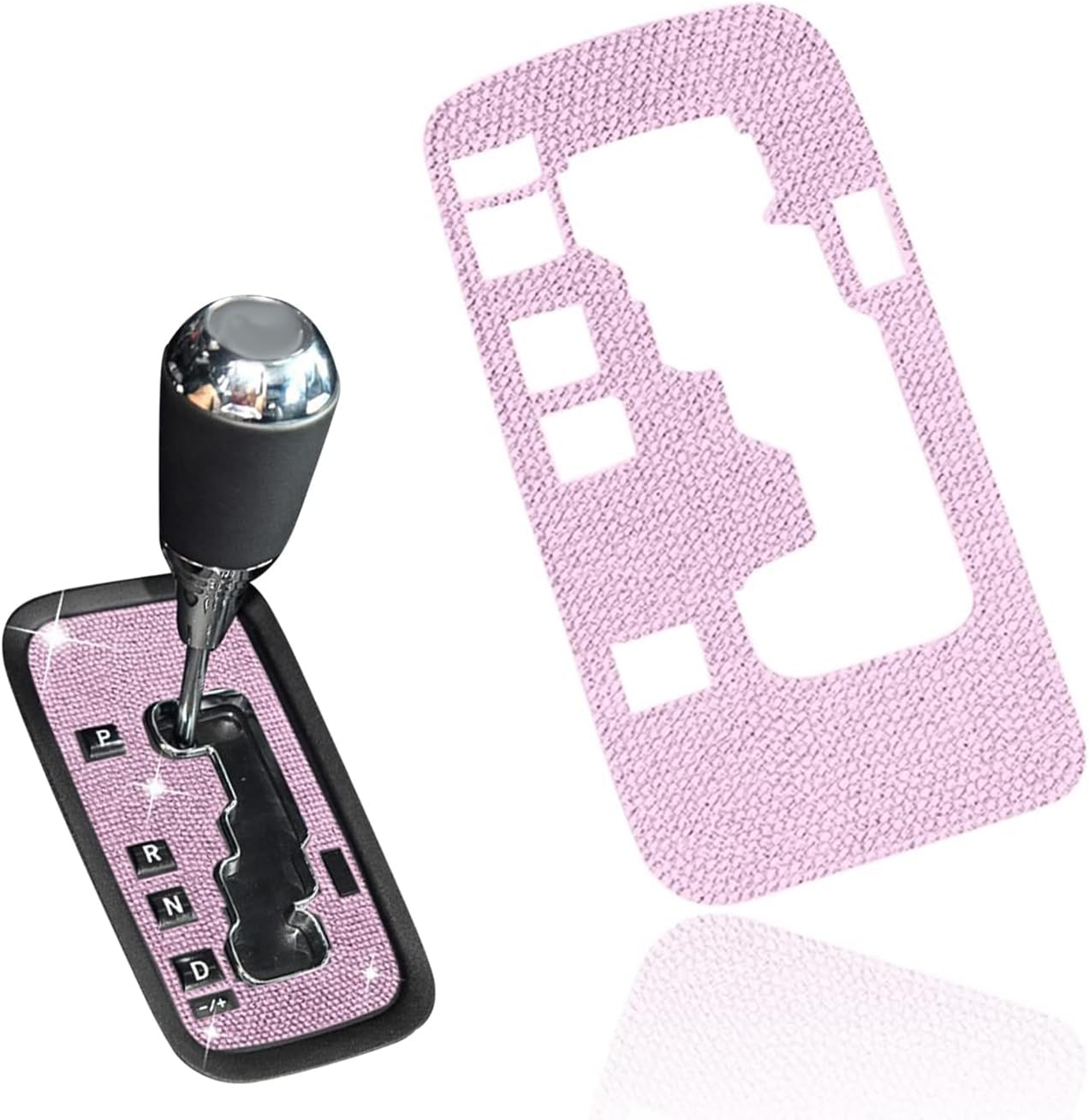 Amazon.com: UGSHY 1 PC Bling Car Gear Panel Sticker, Diamond Luminous ...