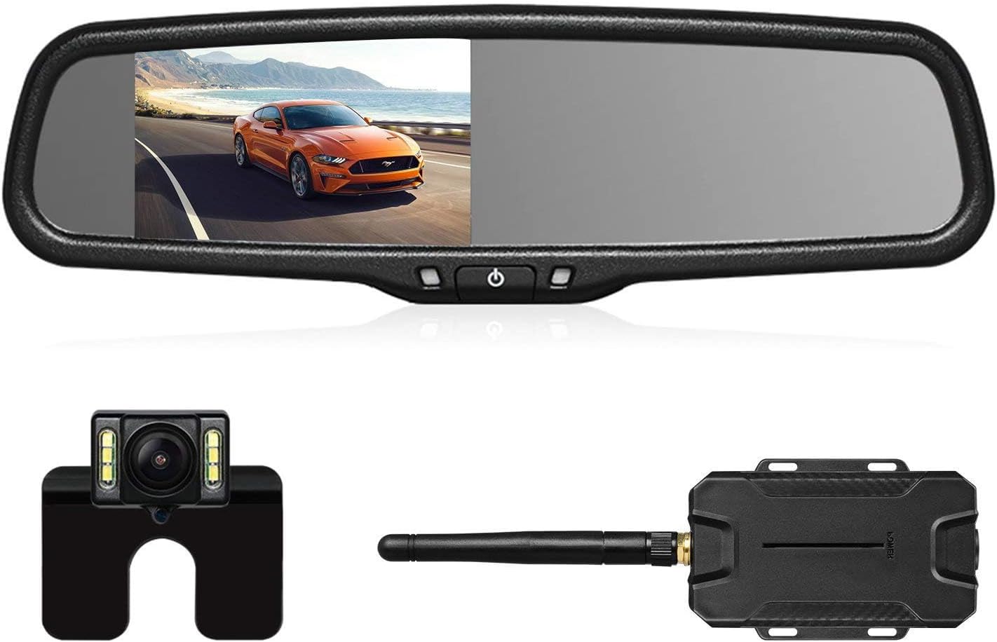 AUTO-VOX Wireless Reverse Camera Kit Car Backup Camera with Rear View ...