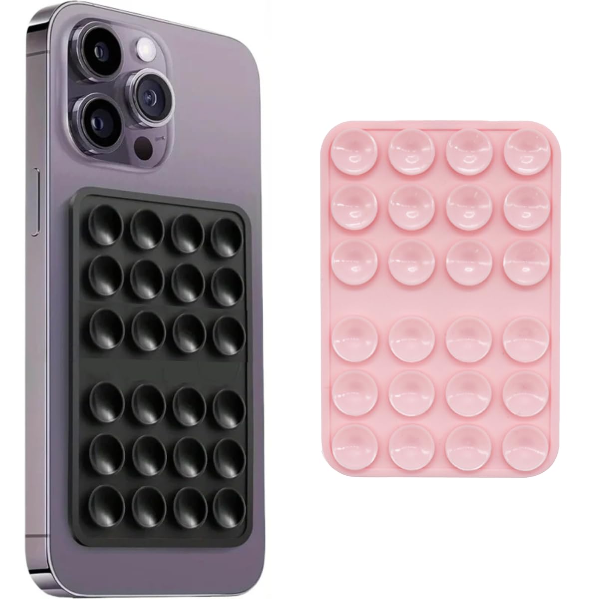 Octobuddy Silicone Suction Phone Case Mount, Hands-Free, Strong Grip ...