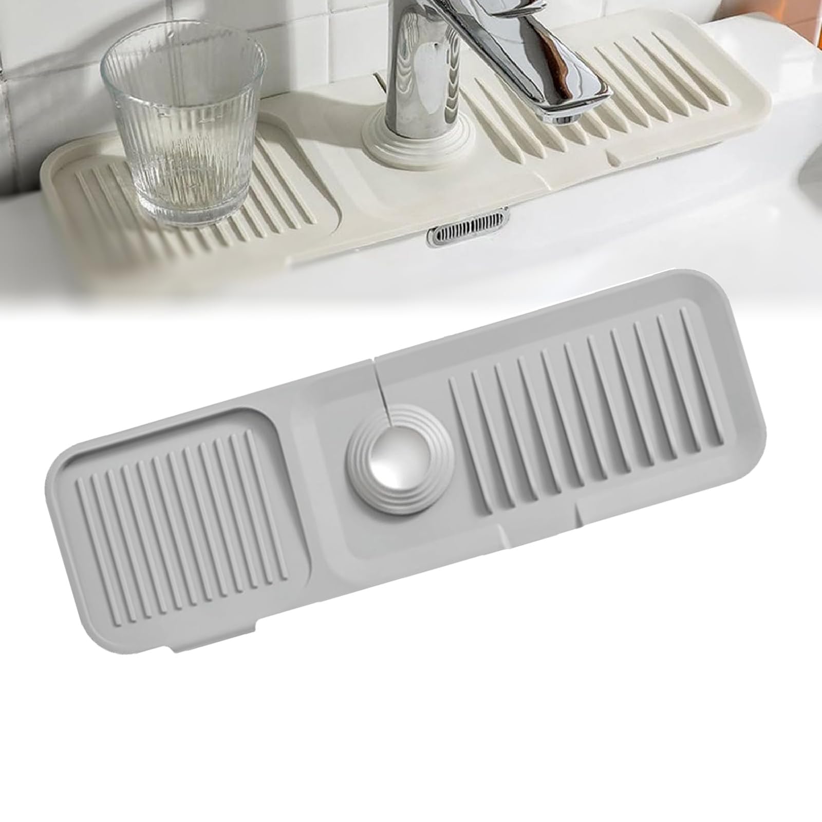 Amazon.com: Accustomedi Faucet Guard & Draining Mat, Accustomedi ...