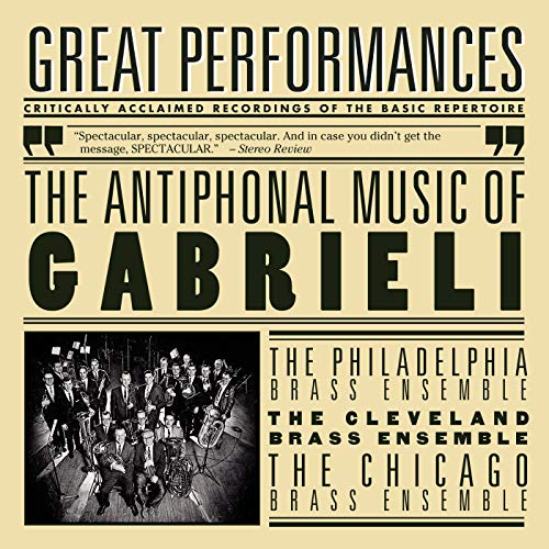 Amazon.com: The Antiphonal Music of Gabrieli : The Cleveland Brass ...