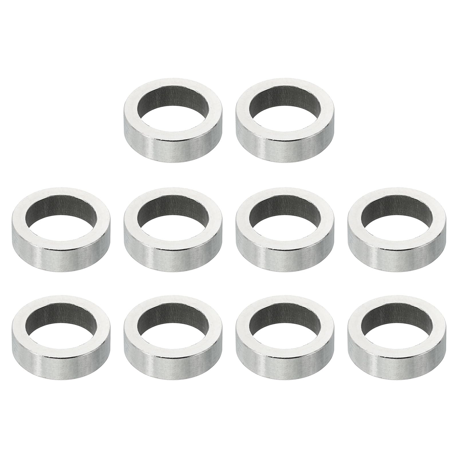 Amazon.com: PATIKIL M10 Stainless Steel Spacers, 10 Pcs Metal Spacer ...