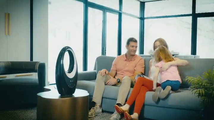 Watch LivePure LP1500FAN Oscillating Bladeless Vortex Whole Room Fan ...