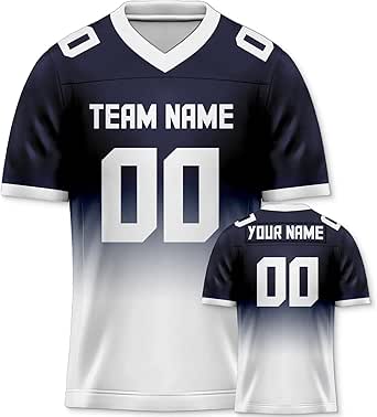 Amazon.com: Custom College Football Jersey for Men Personalize ...
