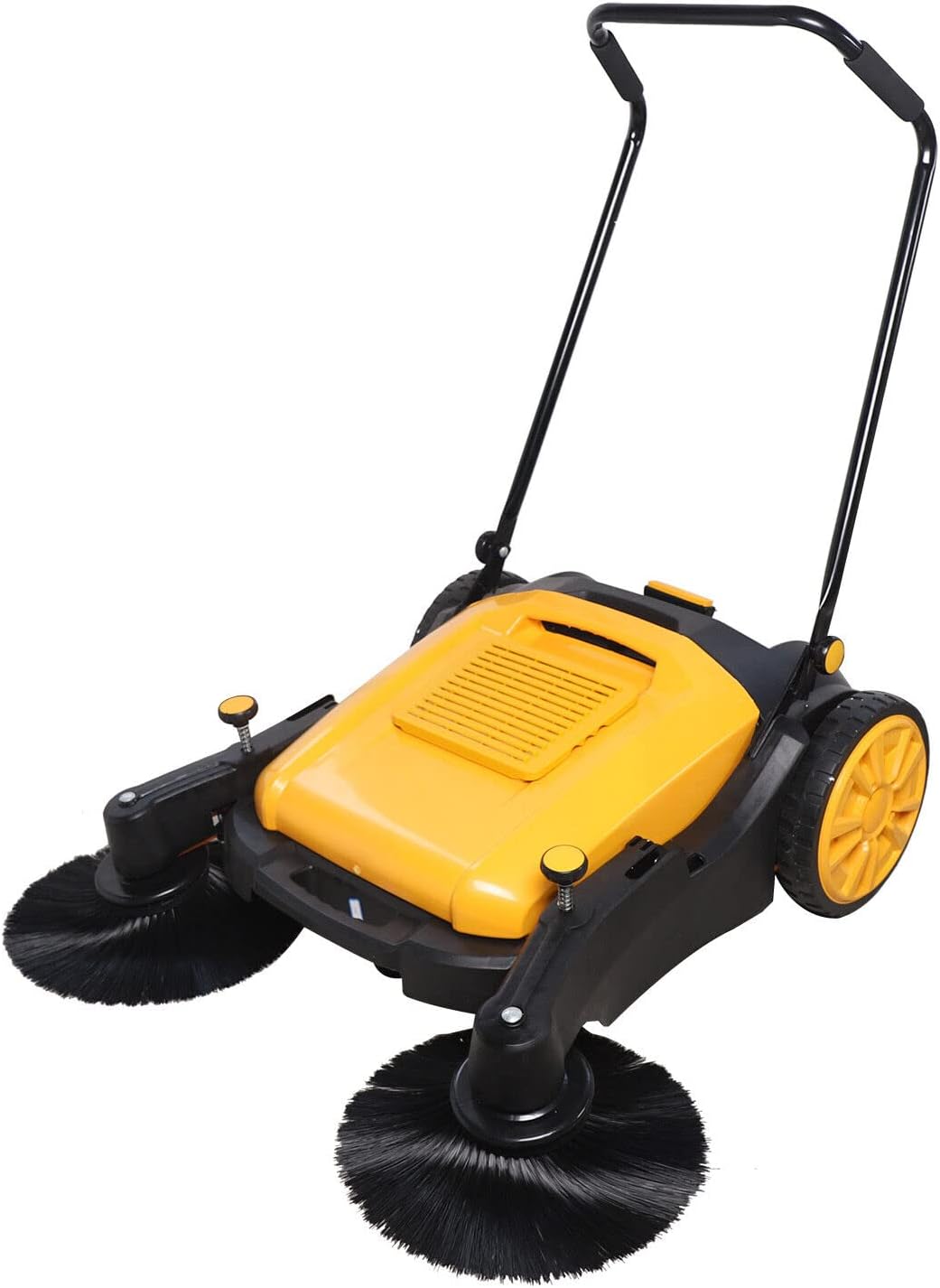Amazon.com: 41'' Hand Push Sweeper 55L Walk Behind Push Sweeper ...