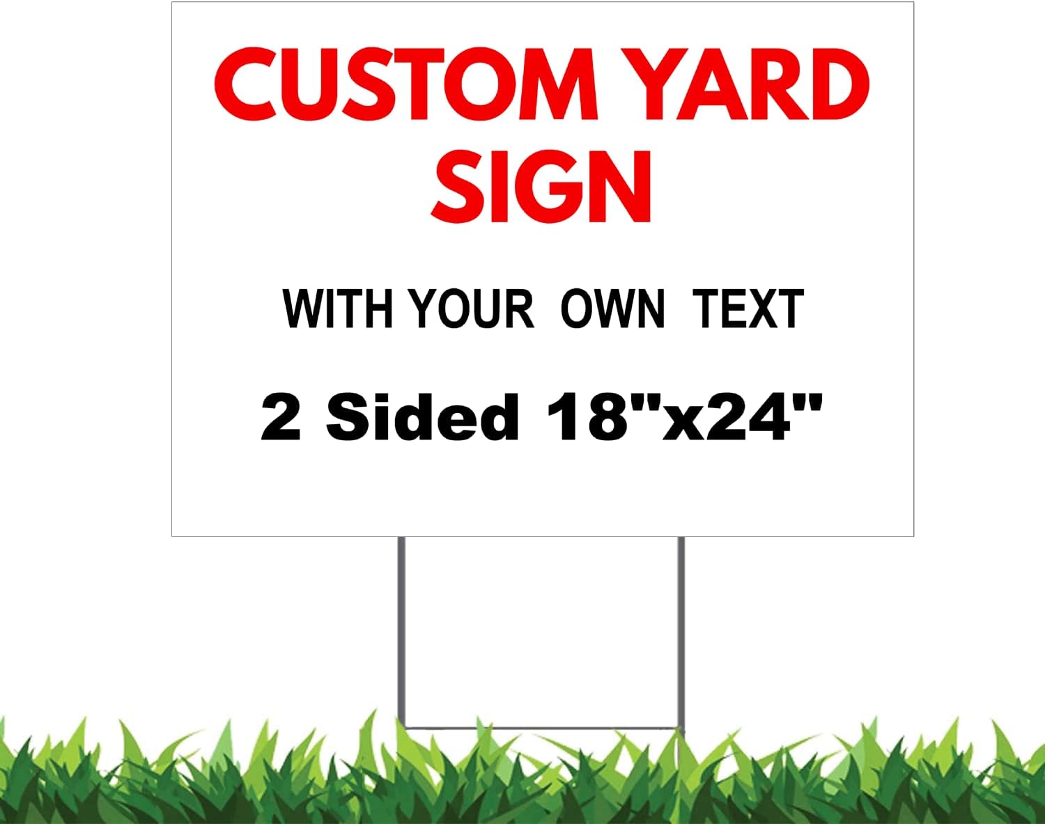 Amazon.com : Trendy Accessories Personalized Custom 18 x 24-inch Yard ...