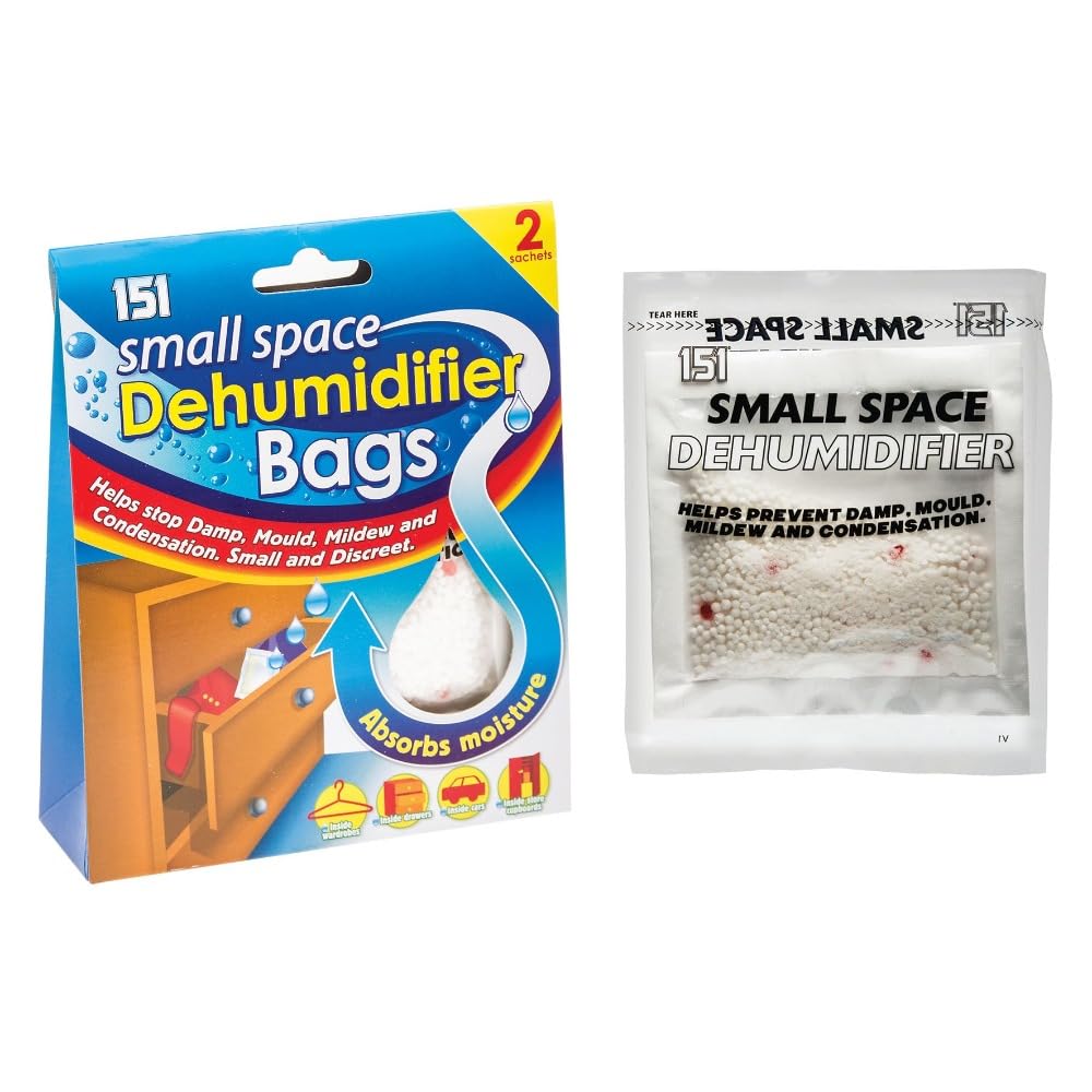 12 Packs Of 2 Small Space Dehumidifier Bags Helps Stop Damp Moisture ...