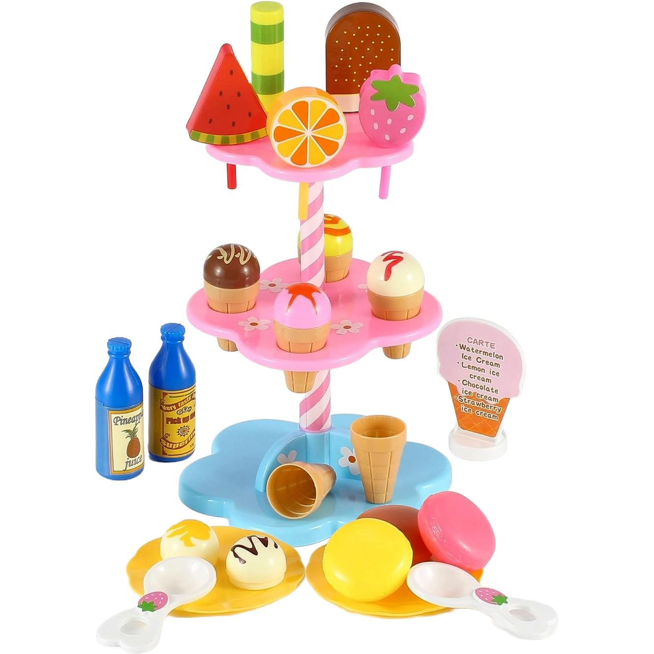 Amazon.com: PowerTRC 22 Pcs Sweet Treats Ice Cream and Desserts Tower ...