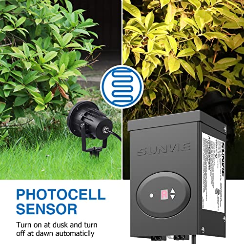 Snapklik.com : SUNVIE 120W Low Voltage Transformer For Landscape Lights