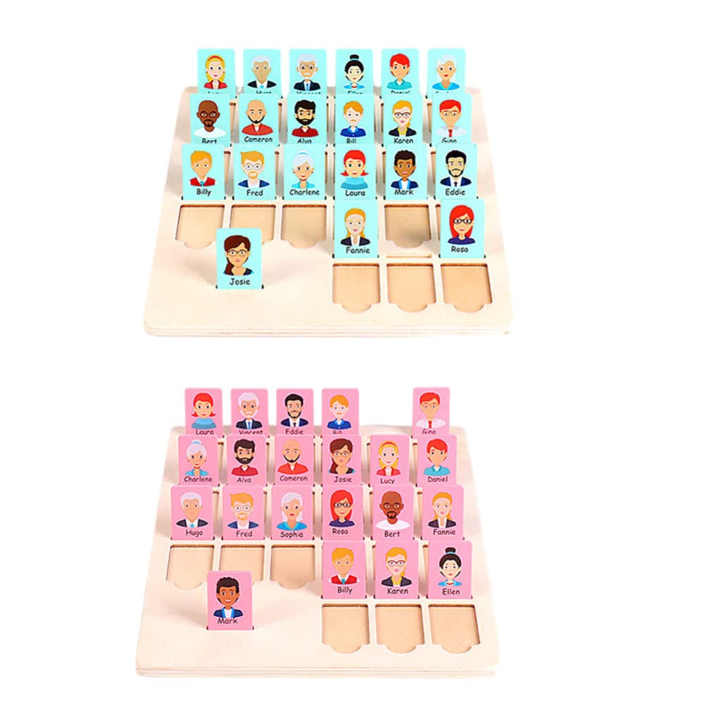 Buy Gaming Who Game Original Guessing Game Quick Question Family ...