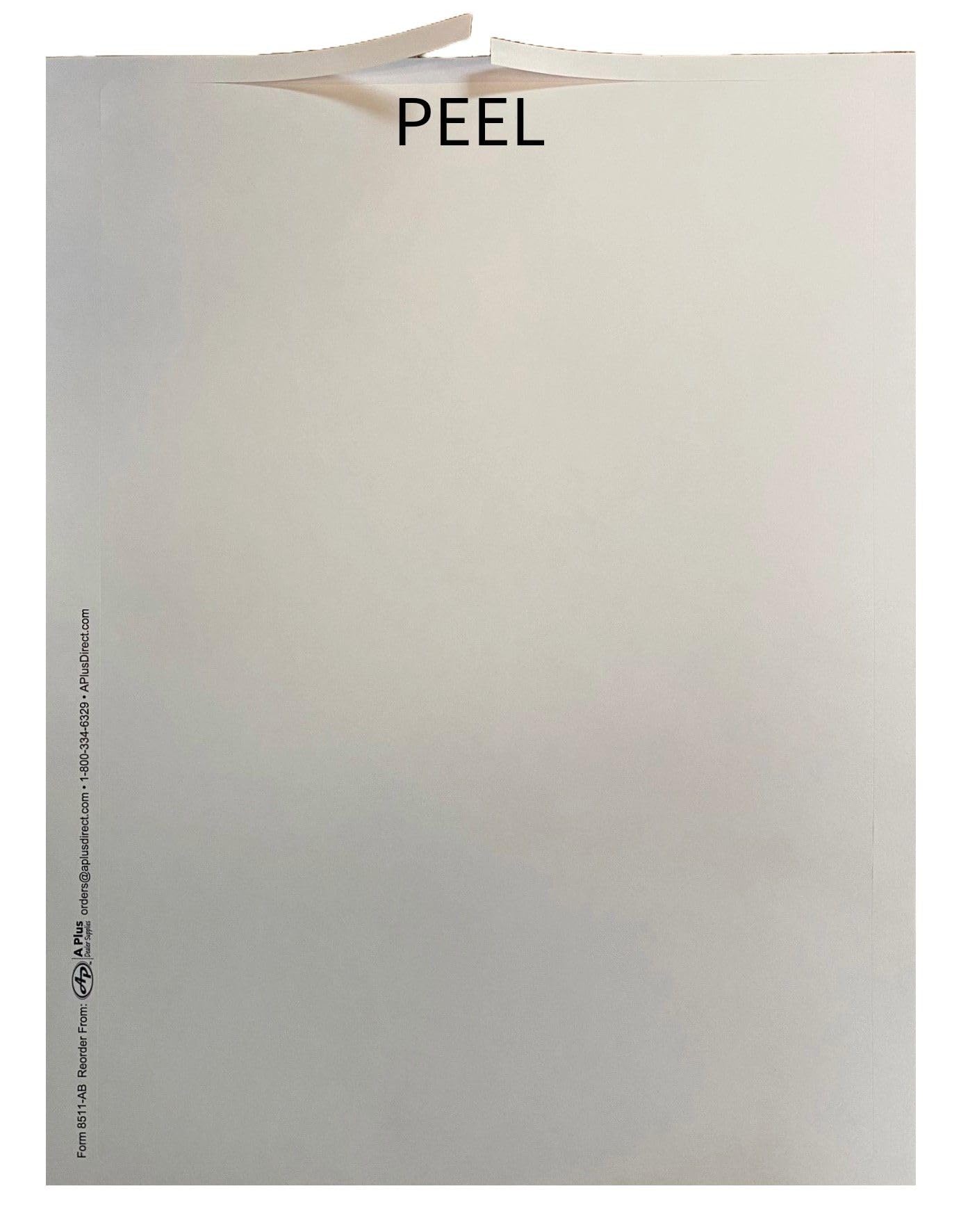 Amazon.com: A Plus Dealer Supplies Plain White Addendum Car Window ...