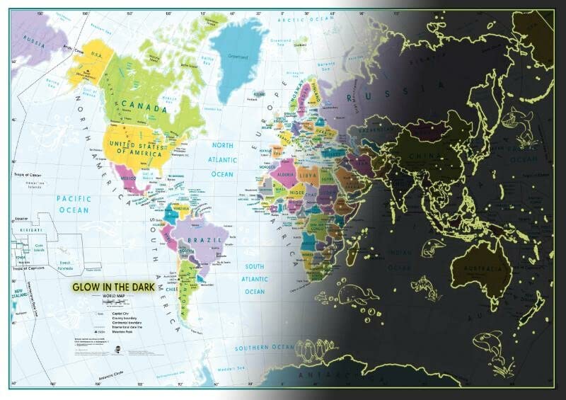 19 Best World Map Posters In 2022 (To Hang On Your Wall)