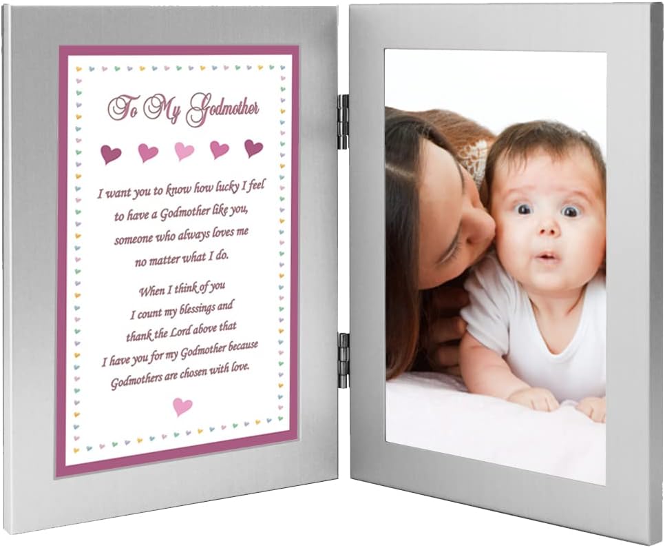 Amazon.com: Godmother Poem from Goddaughter Frame, Add 4x6 Inch Photo ...