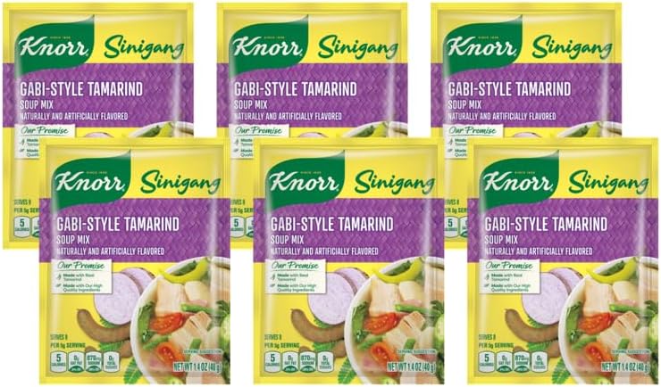 Amazon.com: Knorr Sinigang Gabi-style Tamarind Soup Mix, 1.4 OZ (Pack ...