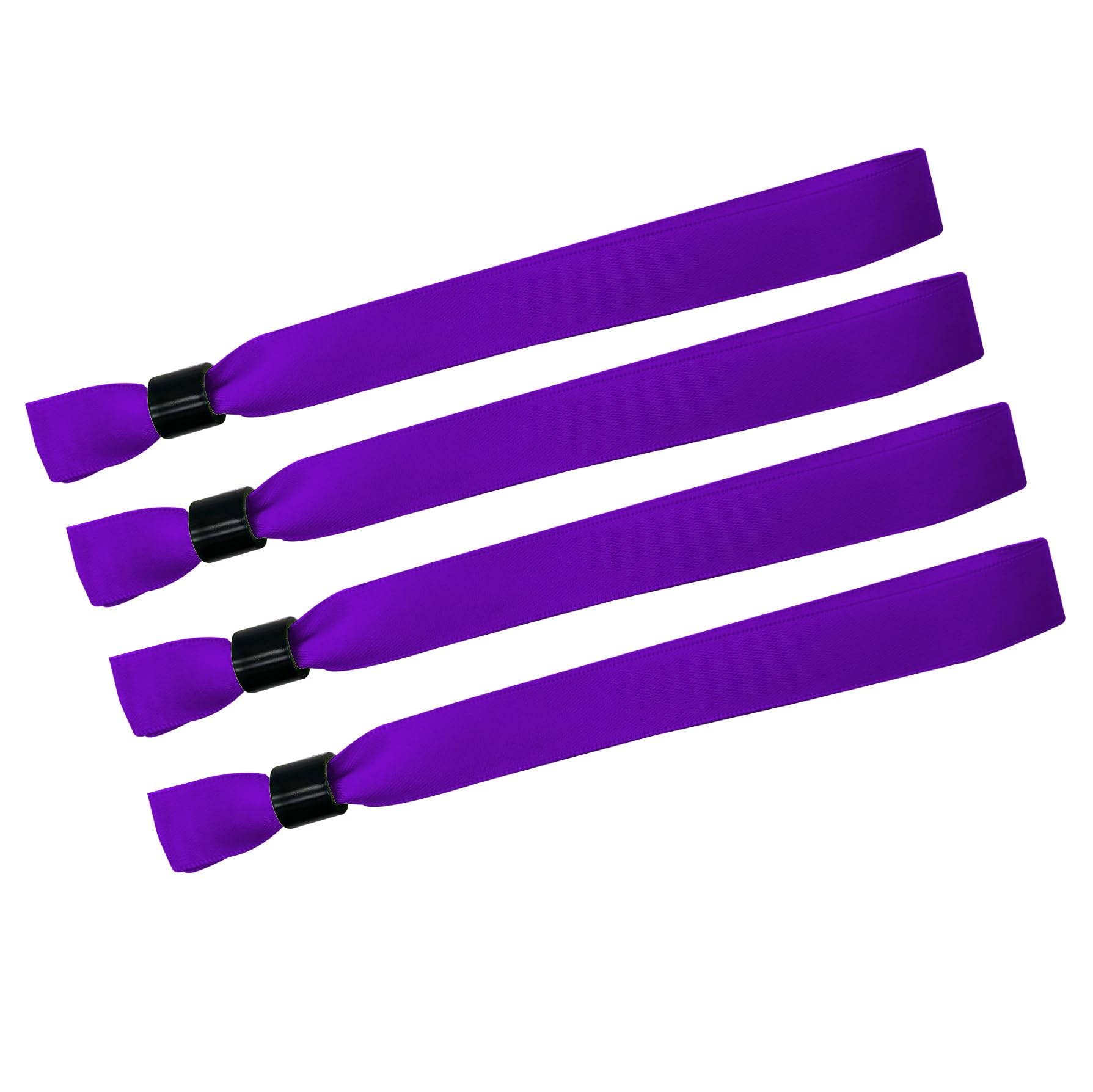 Amazon.com: Wristrenyi Cloth Wristbands For Events-100 Pack Purple ...