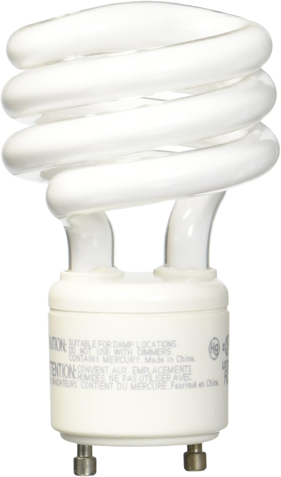 (2-Pack) Satco S8205 18-Watt 2700K GU24 Base Mini Spiral Compact ...