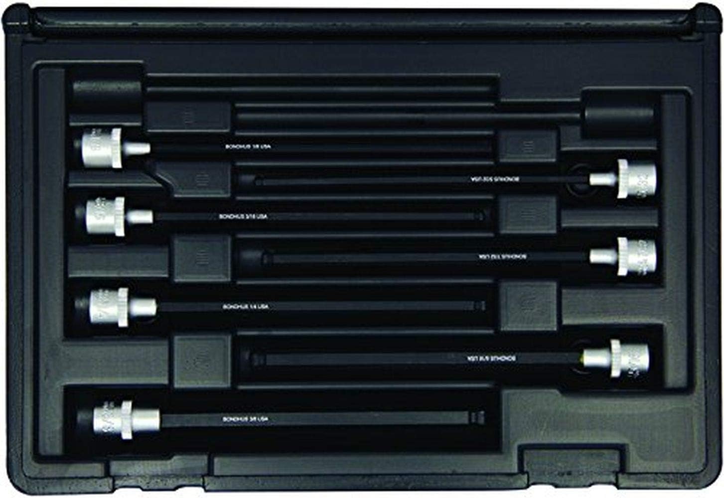 Amazon.com: "Bondhus 30845 Socket Ball End Bit Tool Set w/Sockets, 6 ...