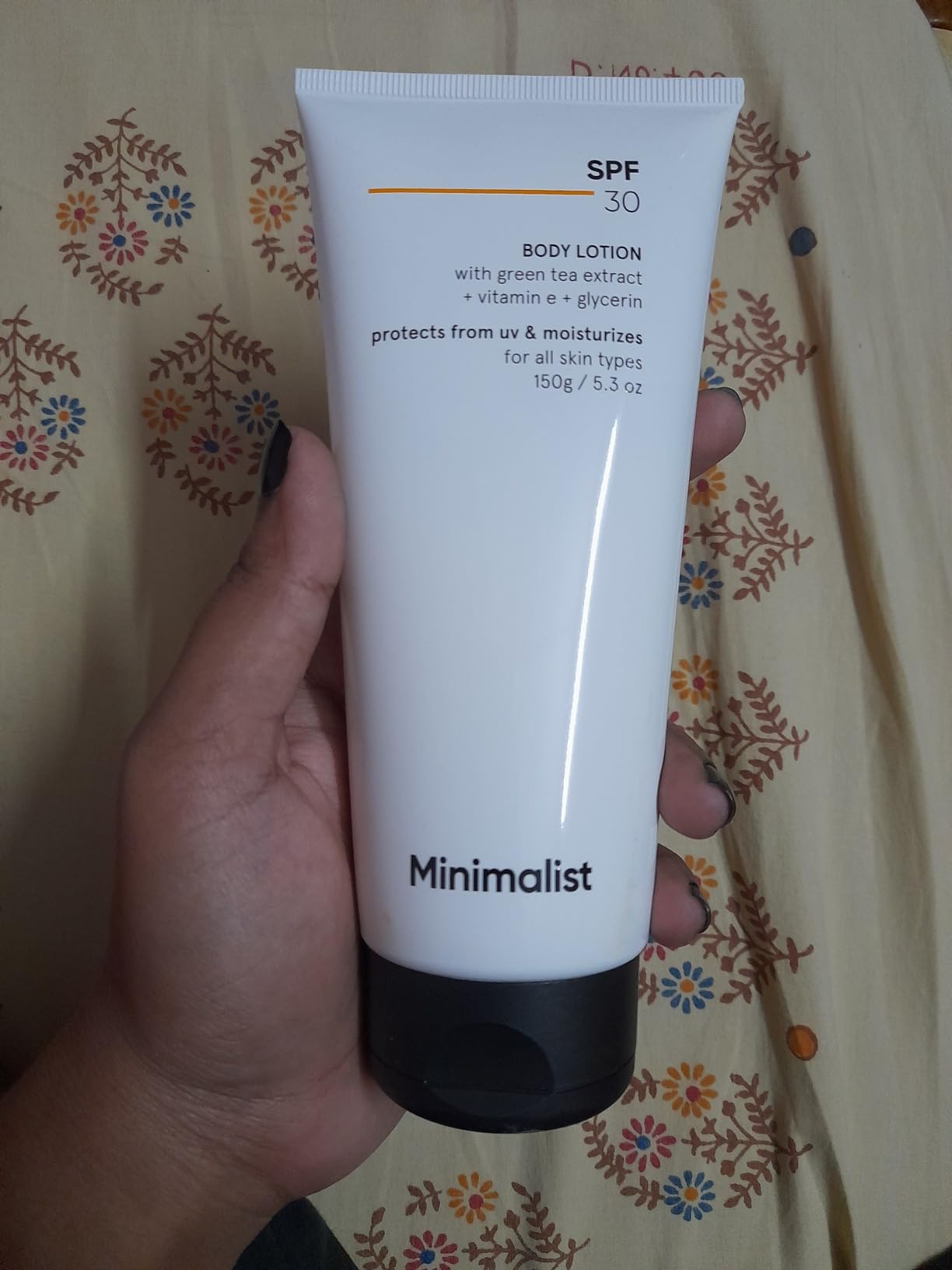 Minimalist SPF 30 Body Lotion, UVA & UVB Protection | Nourishing ...