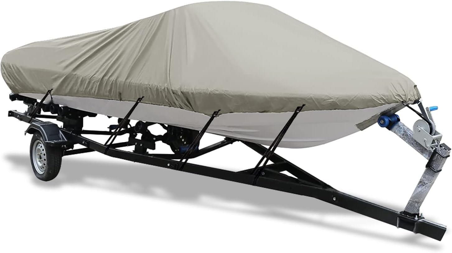Amazon.com: Comcaver Boat Covers 17-19ft, 100% Waterproof Marine Grade ...