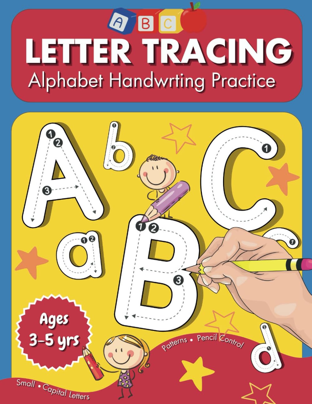 Abc Letter Tracing Alphabet Handwriting Practice Workbook Capital And ...