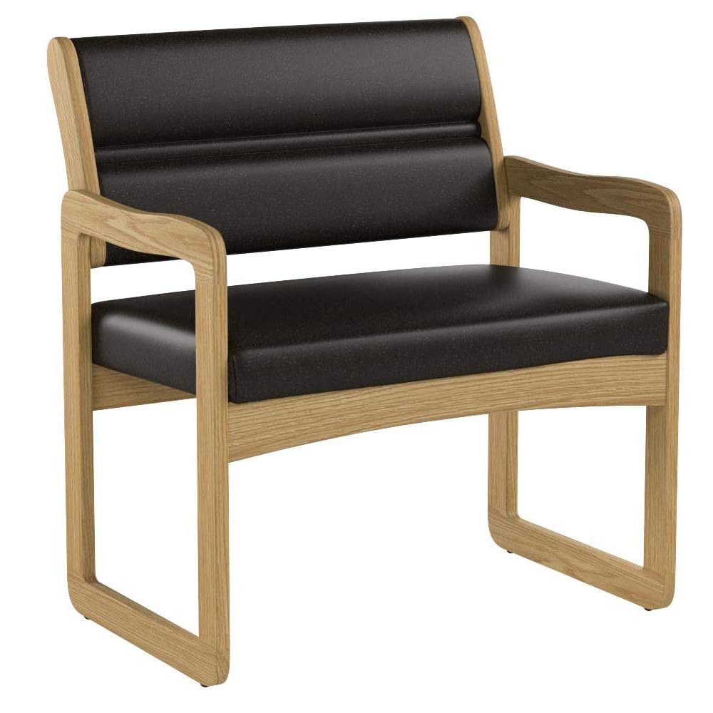 Amazon.com: Wooden Mallet Valley Bariatric Guest, Sled Base Chair ...
