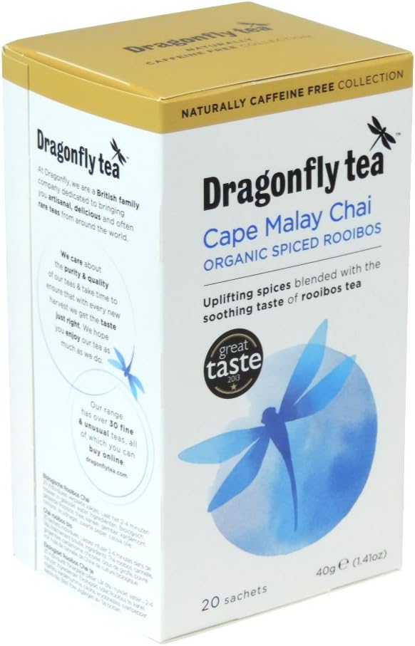 Dragonfly Tea – Cape Malay Chai Organic Spiced Rooibos – 20 Sachets ...