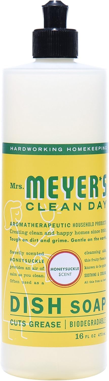 Snapklik.com : Mrs. Meyers Clean Day Liquid Dish Soap, Honeysuckle, 16 ...