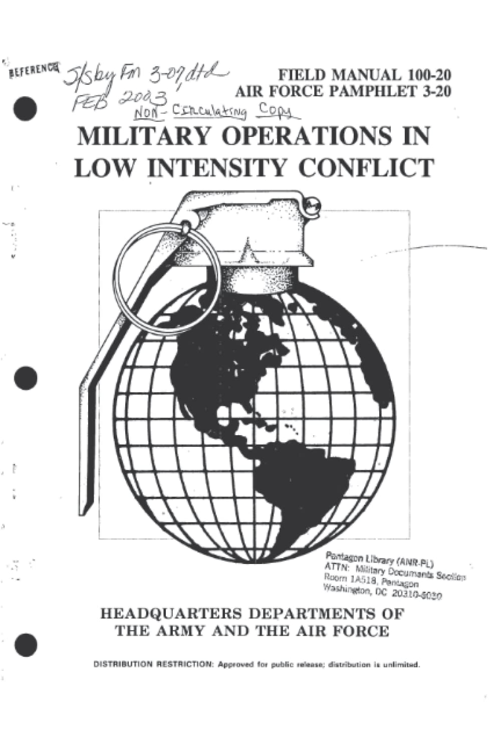 FM 100-20 MILITARY OPERATIONS IN LOW INTENSITY CONFLICT: Boudreaux, Luc ...