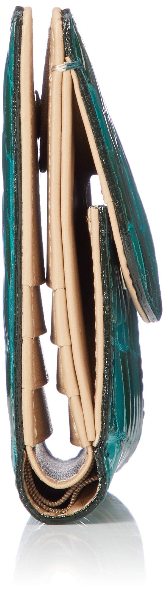 Amazon.co.jp: [アルカン] 二つ折れ財布 メテオール ブルーグリーン