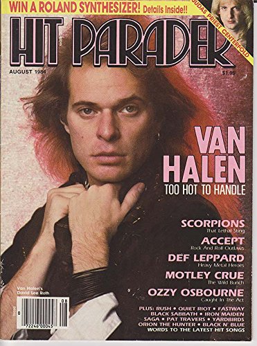 Hit Parader VAN HALEN Scorpions JUDAS PRIEST Motley Crue DEF LEPPARD ...