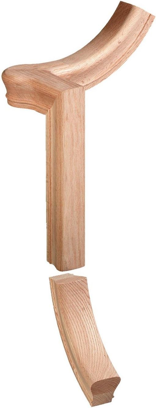 Amazon.com: Carolina Stair 7665-P RH Gooseneck 2 Riser with Cap Fitting ...
