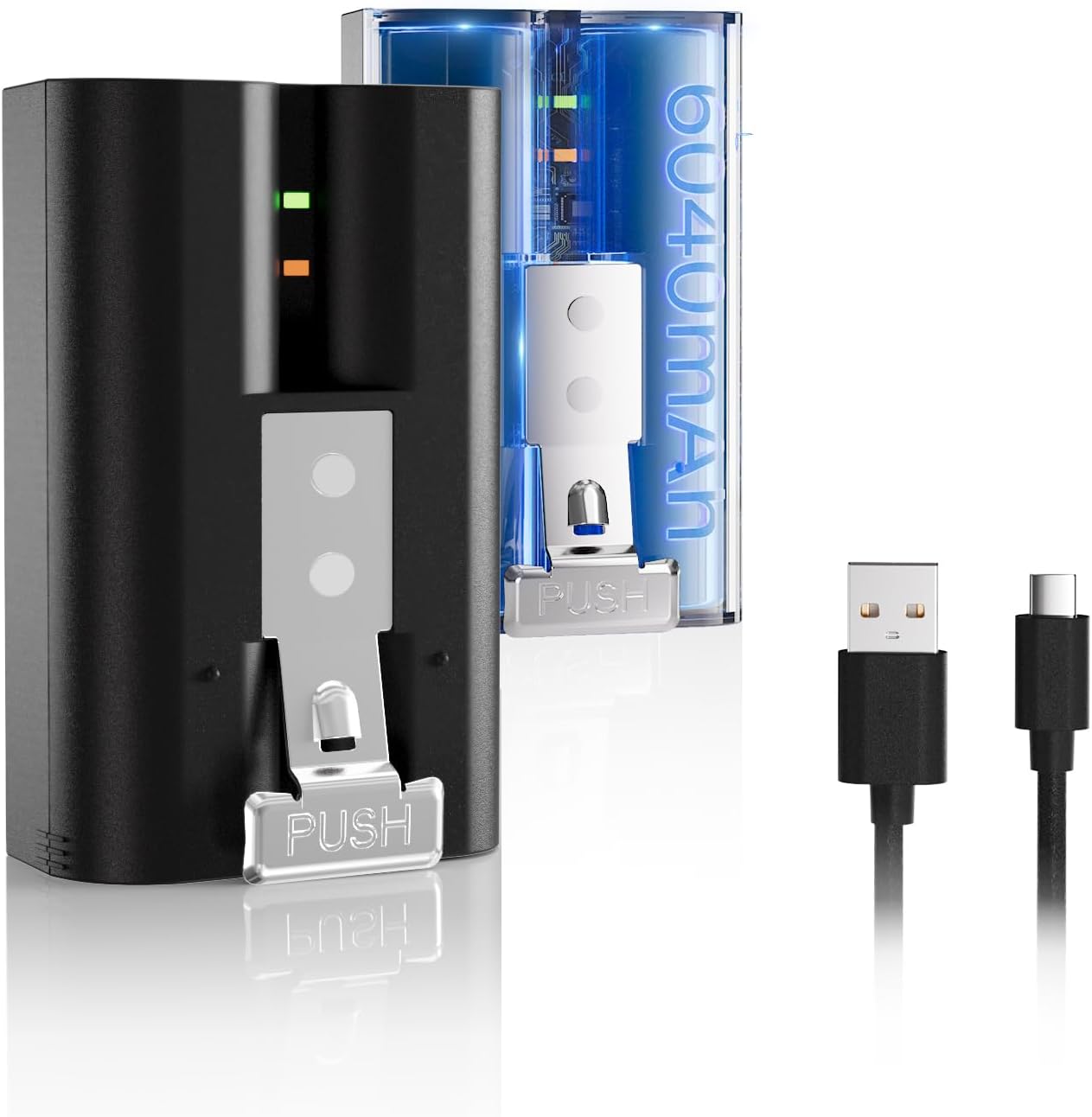 Amazon.com: Replacement 6040mAh Ring Battery 2 Pack, Rechargeable Ring ...