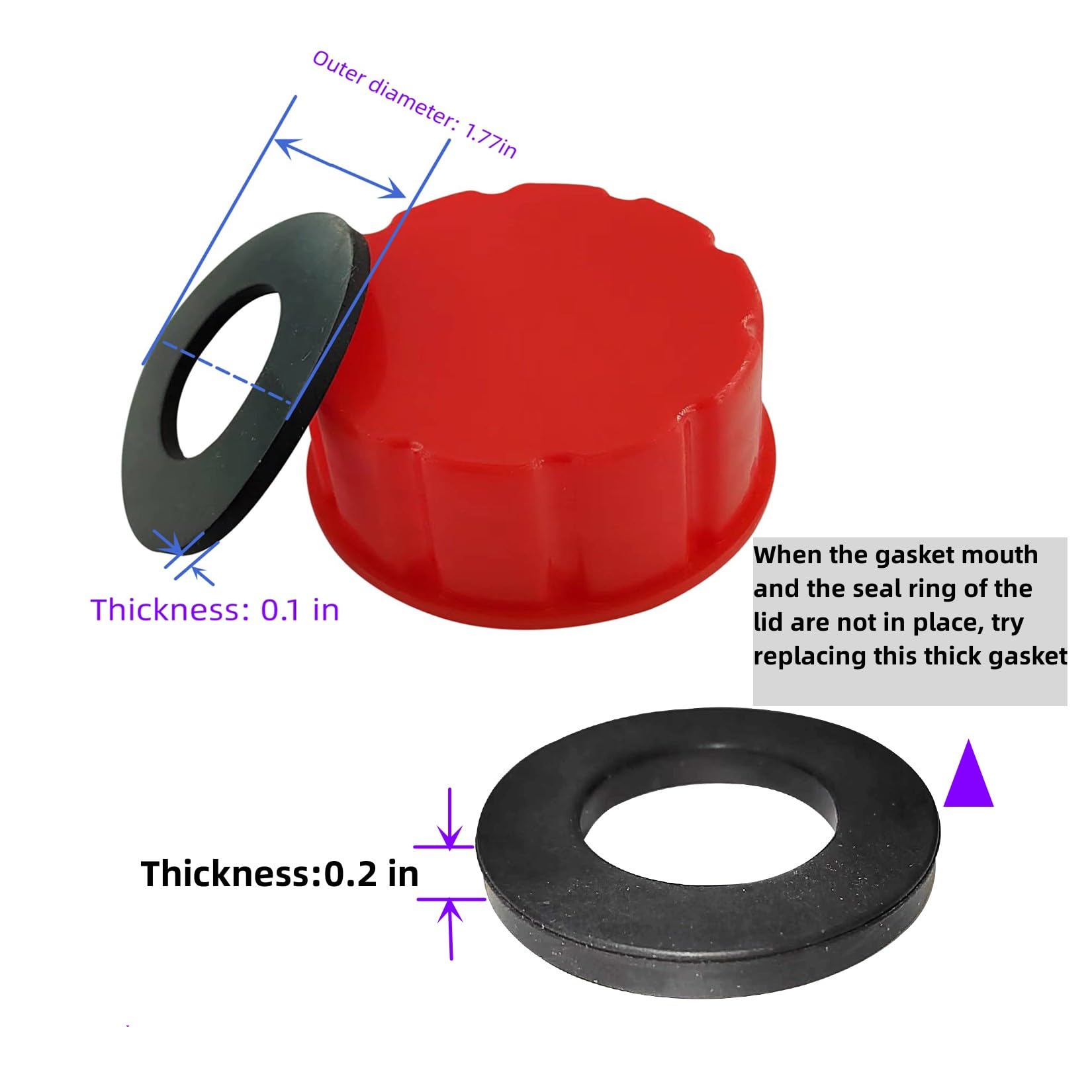 Snapklik.com : Fesasn 5 Gallon Gas Can Cap Replacement