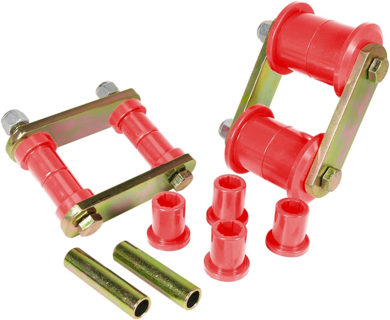 Amazon.com: Prothane 4-1010 Red Rear Spring and Shackle Bushing ...