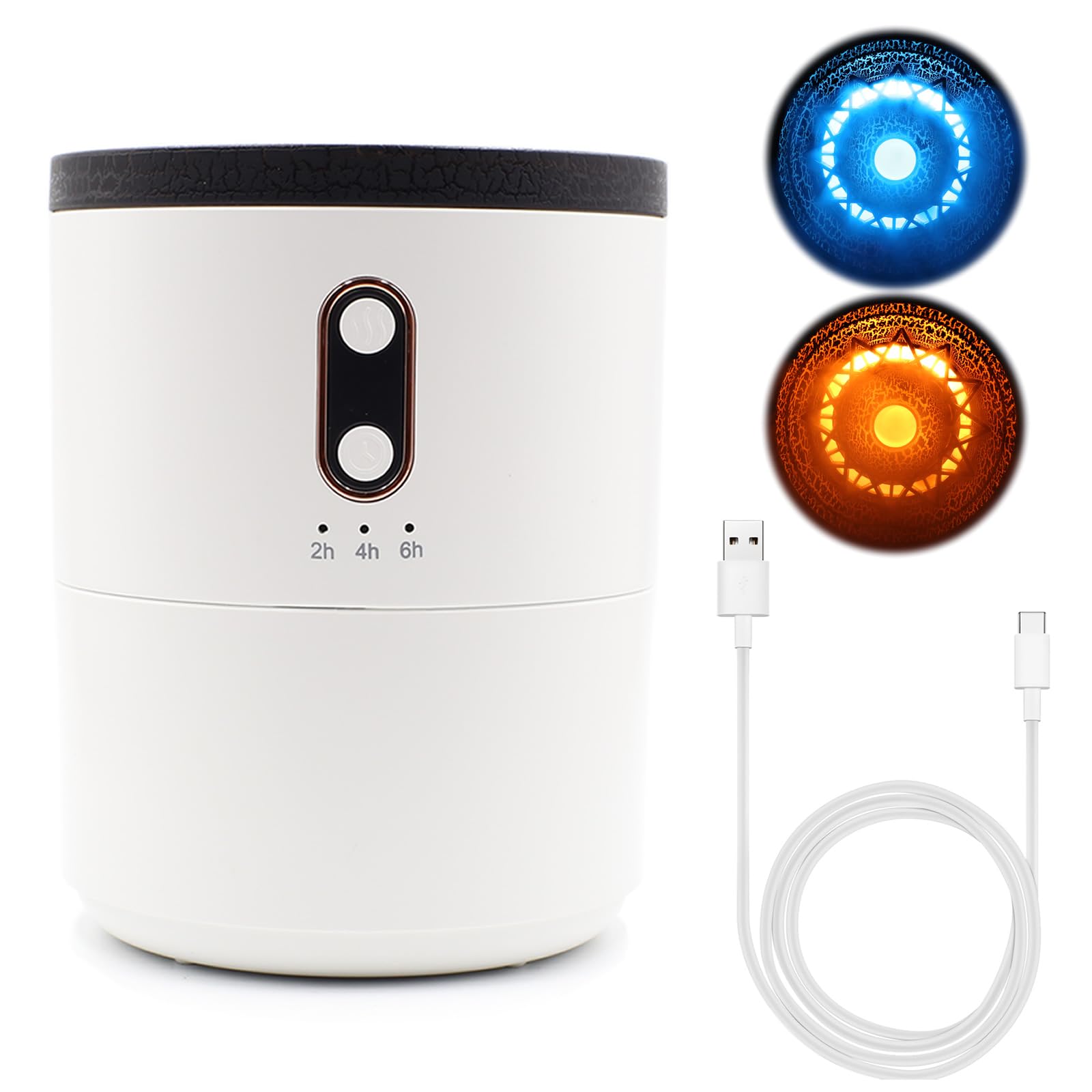 Amazon.com: EMUTECK Humidifier, 500ml USB Desktop Cool Mist Air ...