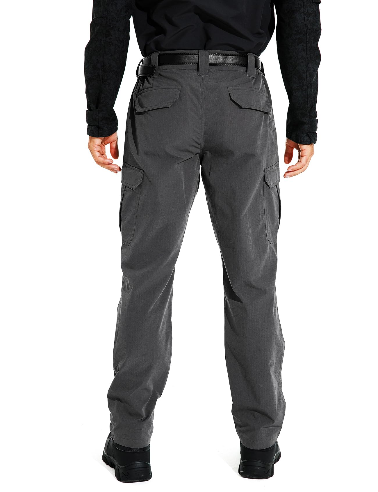 Snapklik.com : KFUBUO Mens Lightweight Ripstop Tactical Cargo Pants