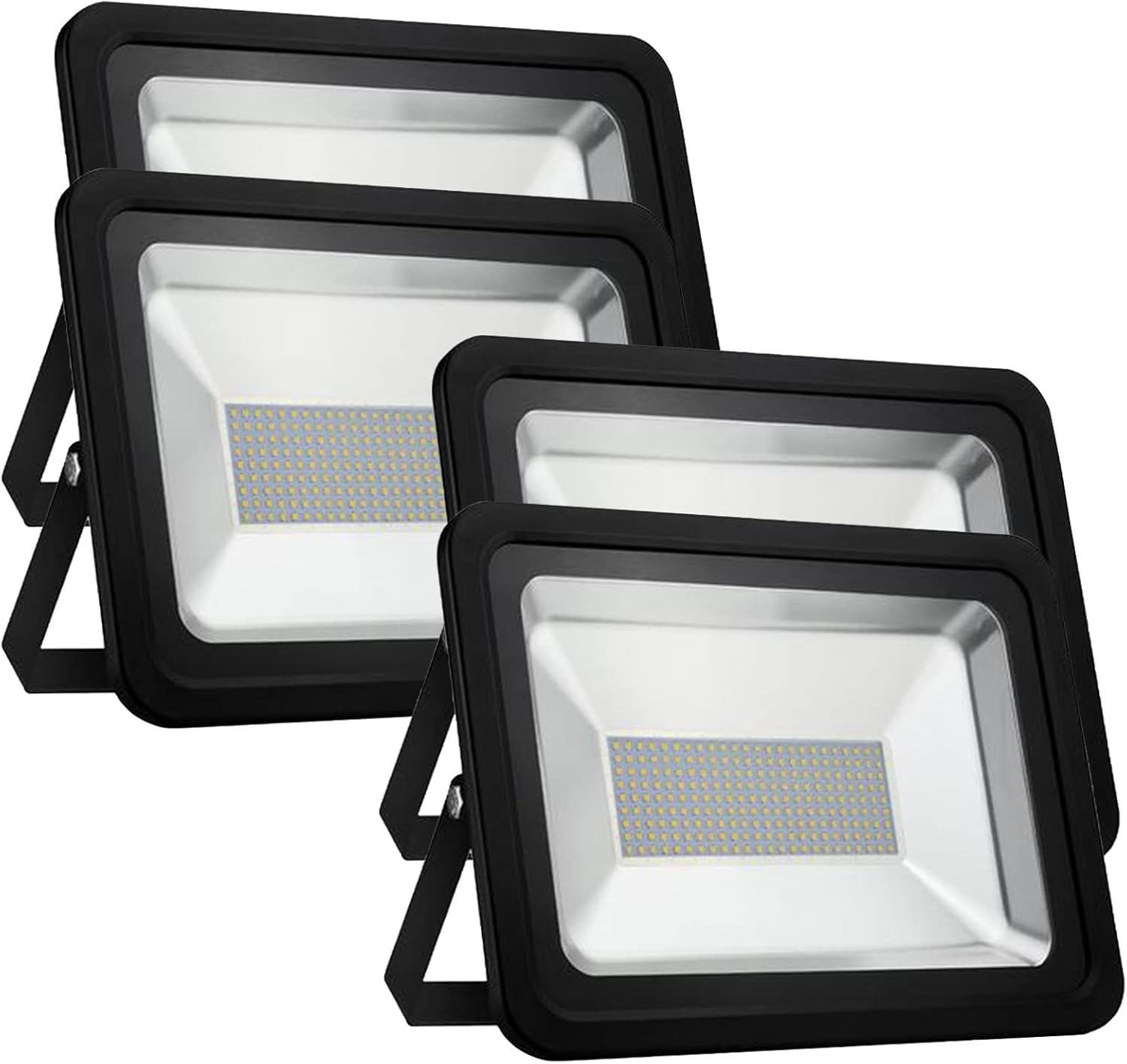 4 Pack Led Flood Lights Outdoor Bright 3200K Daylight Warm White ...