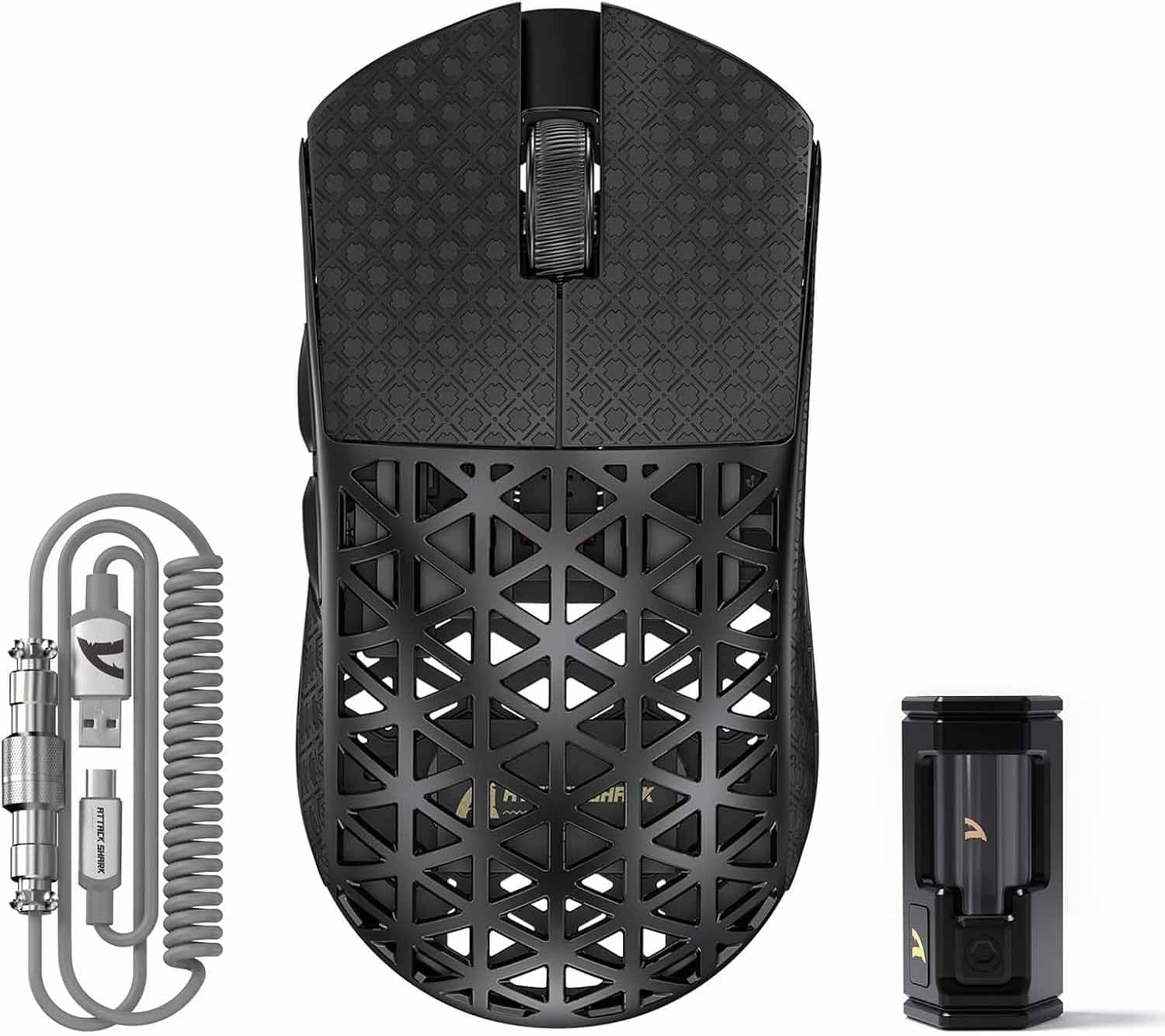 Amazon.com: ATTACK SHARK R5 Ultra Wireless Gaming Mouse,Carbon Fiber ...