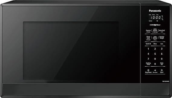 Panasonic NNSG448SC Compact 900 W High Power Microwave Oven, 7 Auto ...