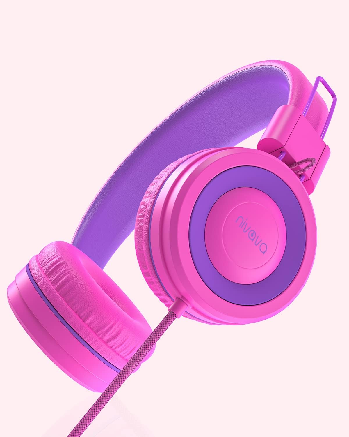 NIVAVA Auriculares para niños, auriculares K8 con cable para niños con ...