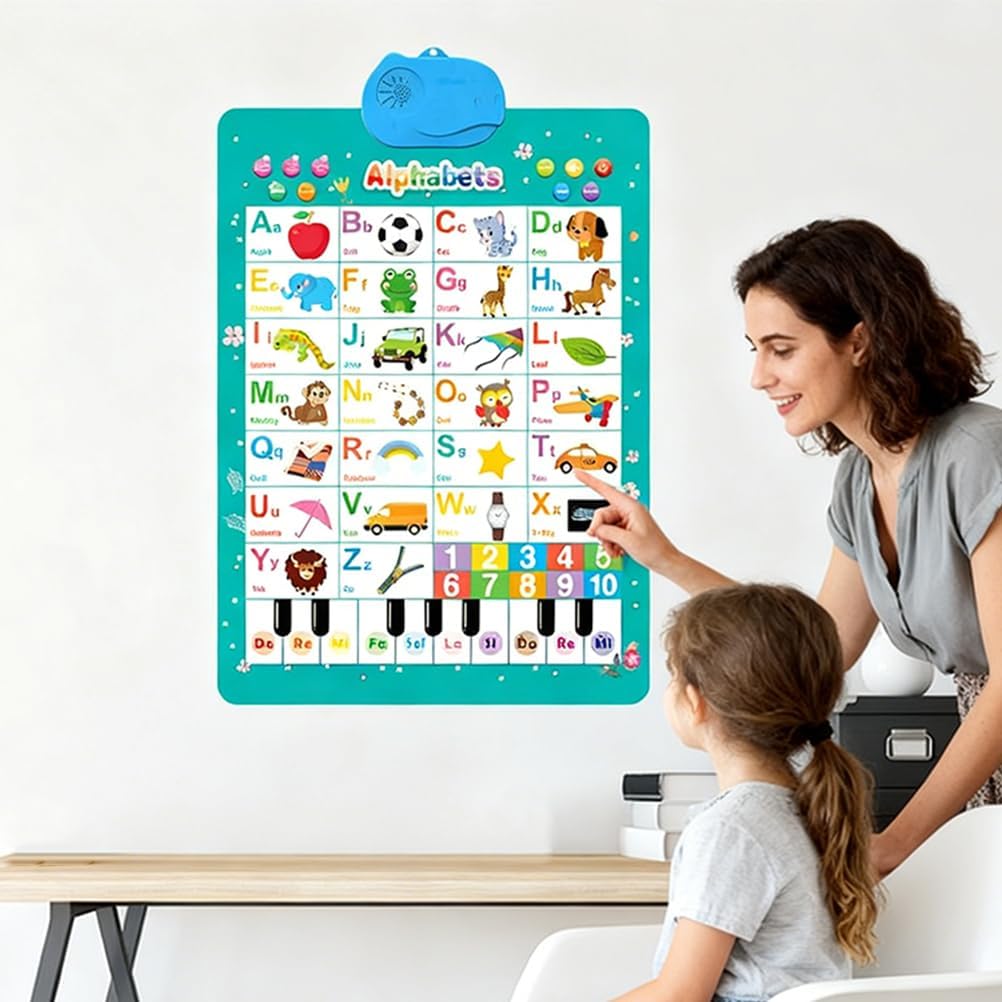 2026 New Talking Wall Chart For Kids – English Learning Poster With ...